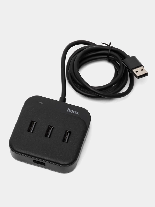 Переходник 4 в 1 hoco HB31, USB HUB 4 ПОРТА, 1.2 м, концентратор ЧЕТЫРЕ ...
