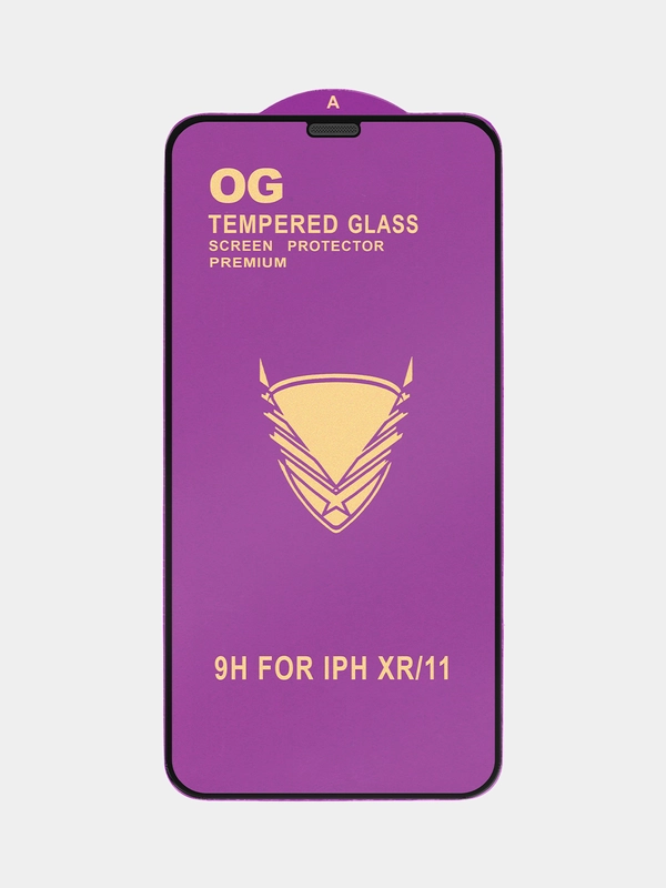 Защитное стекло OG iPhone 15, 14, 13, 12, 11, XR, Pro, Max, Mini, X, XS ...