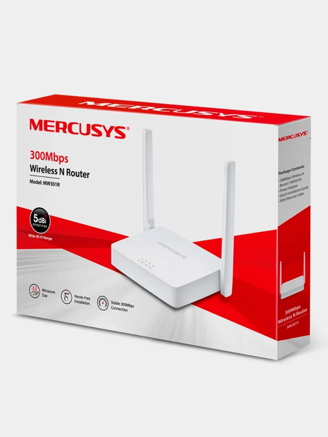 Wi-Fi роутер Mercusys MW301R купить по цене 1362 ₽ в интернет-магазине Магнит Маркет