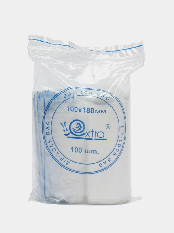 Пакеты упаковочные Zip Lock, 10х18 см фасовочные прозрачные пакетики ...