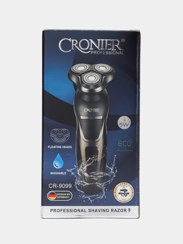 Электробритва беспроводная для влажного и сухого бритья Cronier купить по цене 1344.6 ₽ в ...