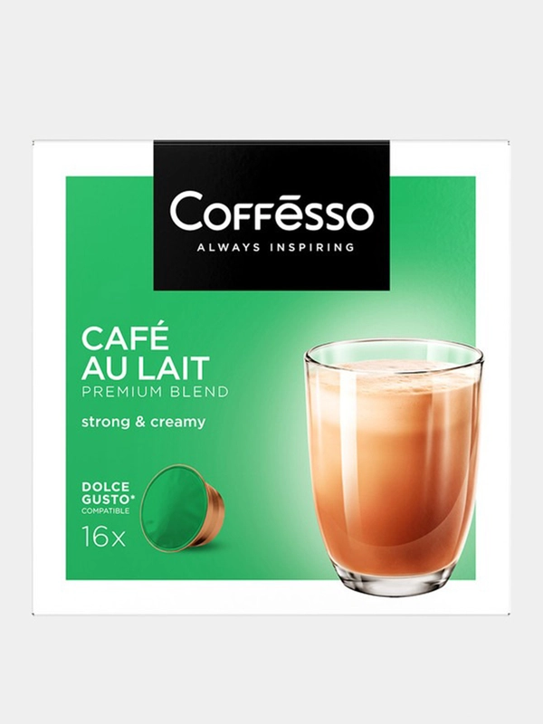 Капсулы Coffesso CAFE AU LAIT для кофемашины Dolce Gusto, 16 штук ...