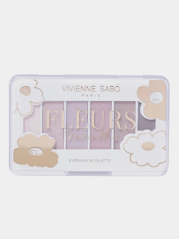 Палетка теней для век Vivienne Sabo Fleurs naturelles, тон 01, 5 г купить по цене 321 ₽ в ...