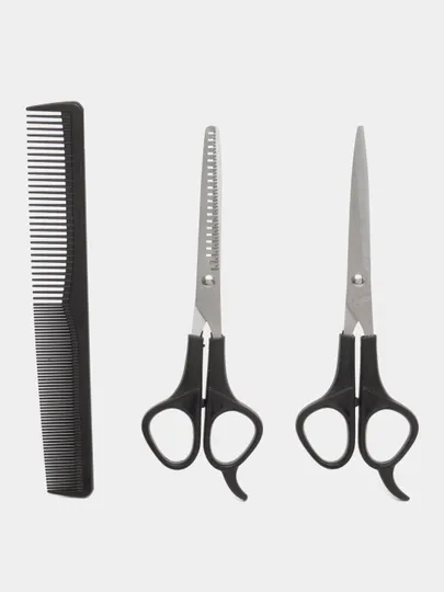 Ножницы для стрижки волос парикмахерские, прямые, филировочные, набор ...
